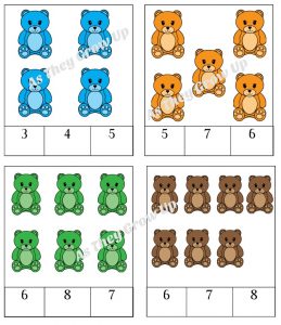 Counting Bears Printable