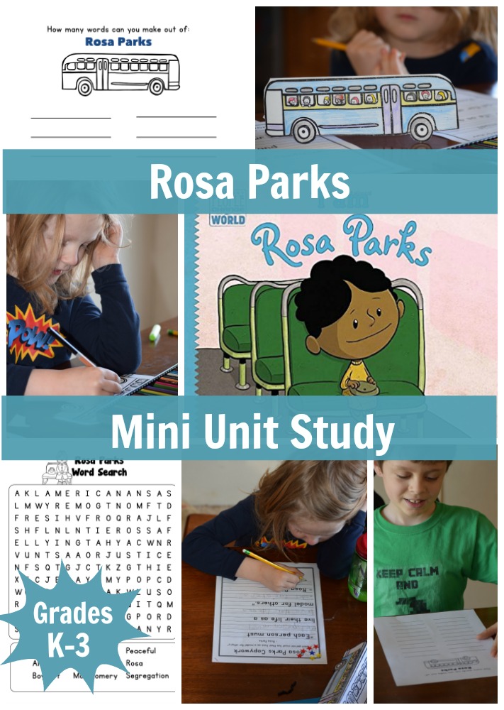 Rosa Parks Unit Study & FREE Printable