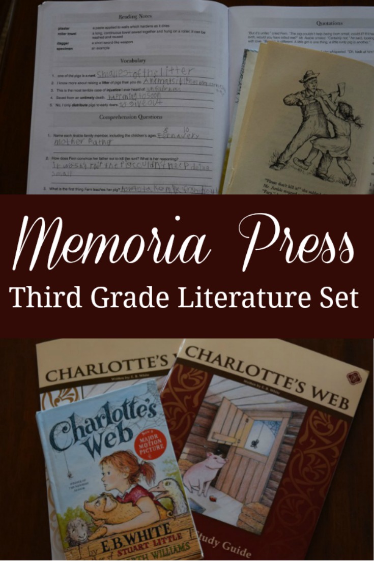 Memoria Press Literature Set for Third Grade