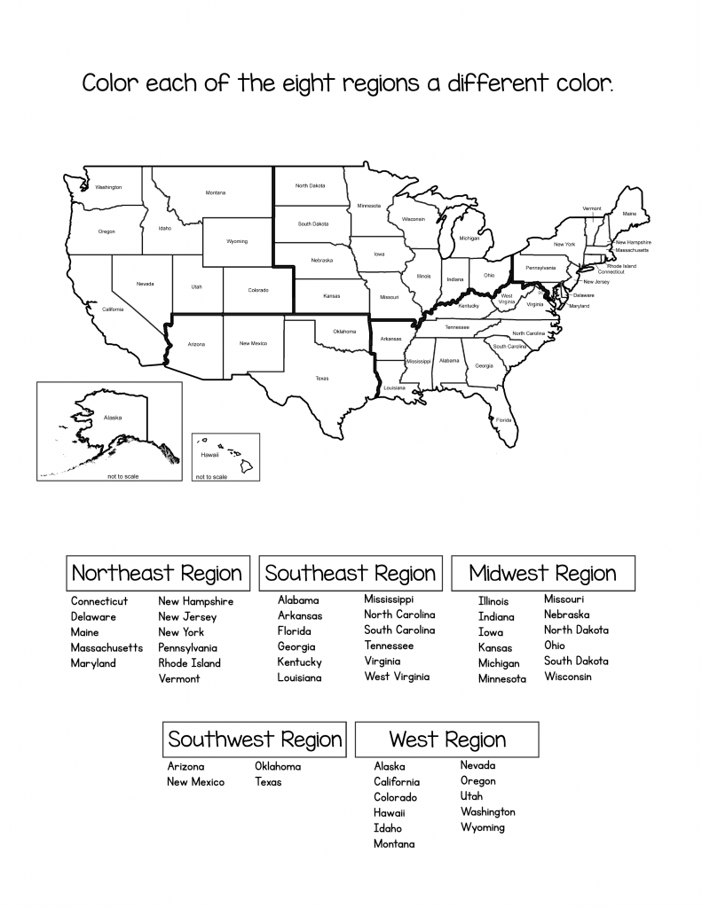 50 States Notebooking Pages | As They Grow Up