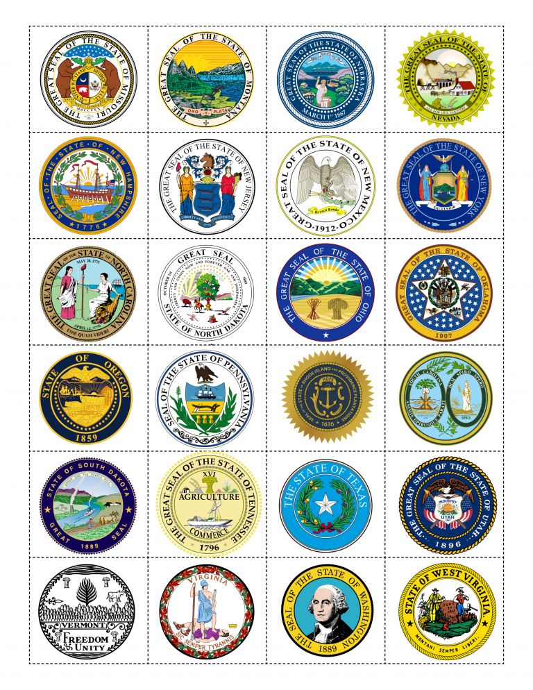 50 States Notebooking Pages | As They Grow Up